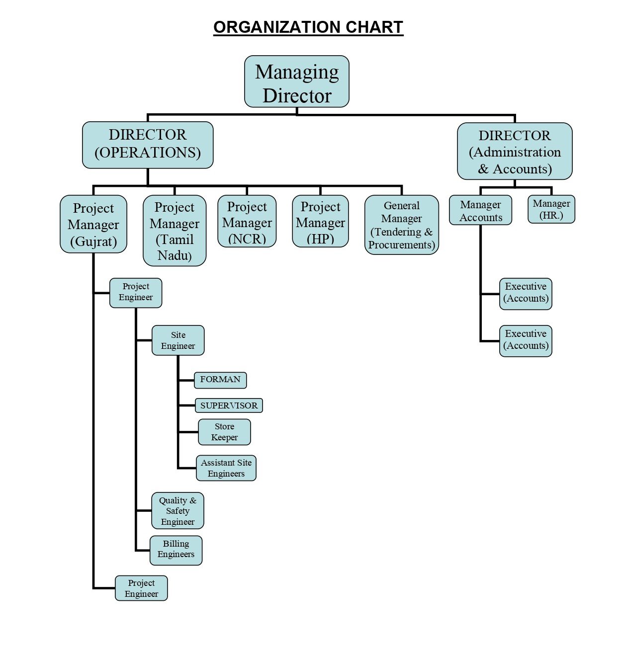 organization structure – BPS Structures